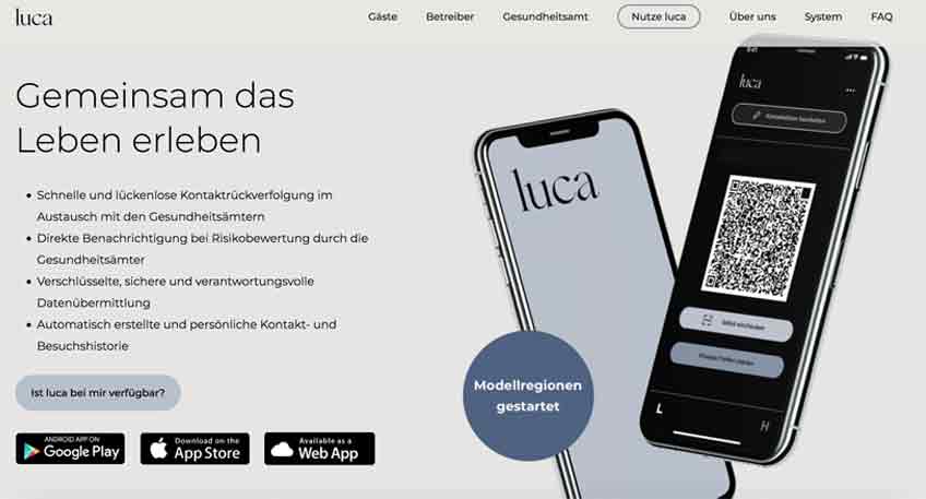 Nachrichten Minden-Lübbecke - Gesundheitsamt will auch die App „Luca“ nutzen - HALLO LÜBBECKE